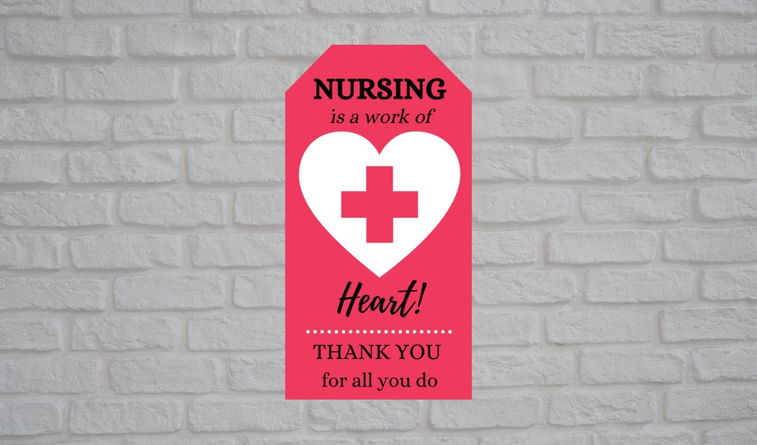 Nurse Appreciation Gift Tag | Hospital | Home Health | Hospice | Nurses ...