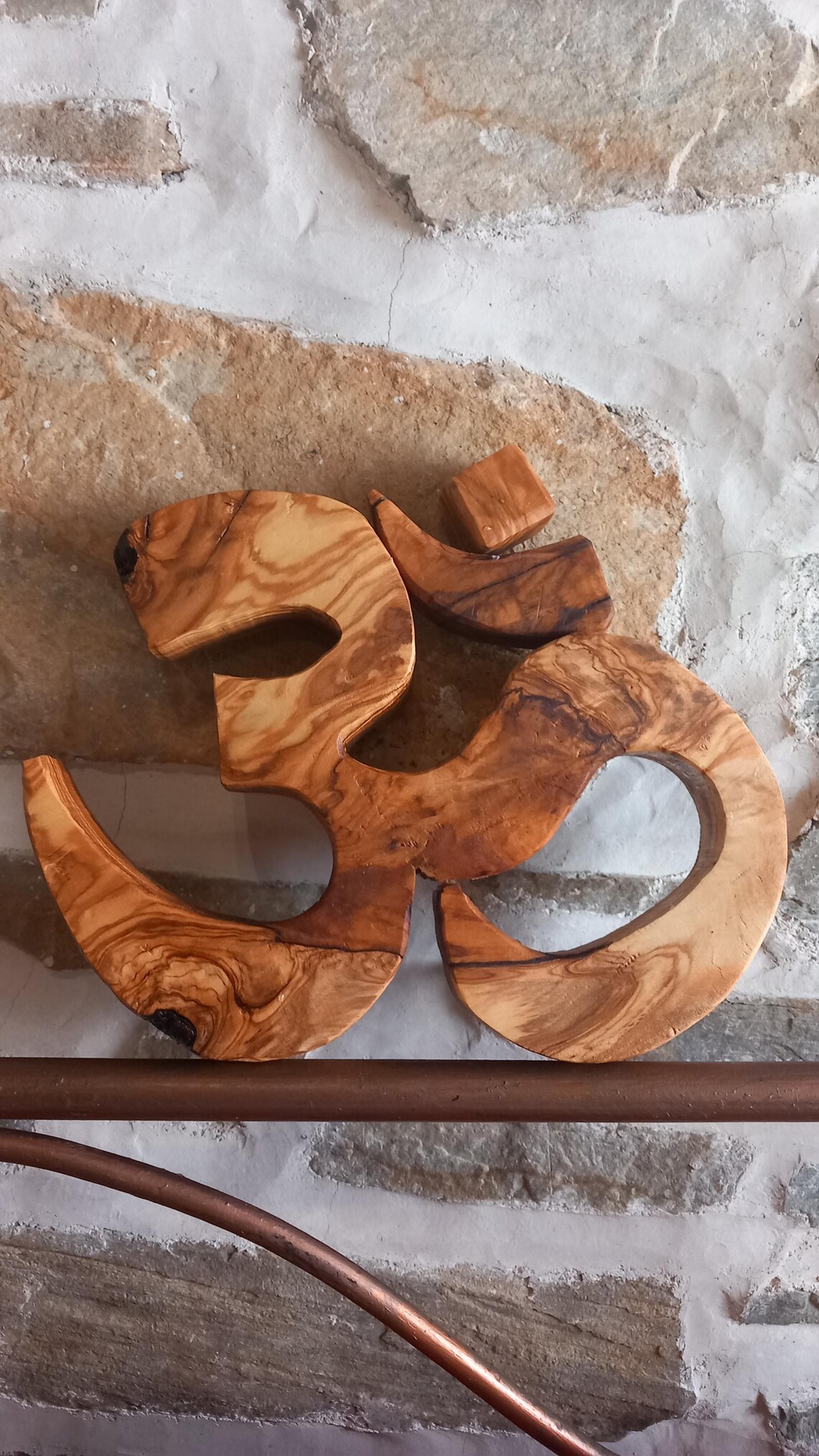 Ohm Yoga Symbol From Olive Tree Wood - Etsy