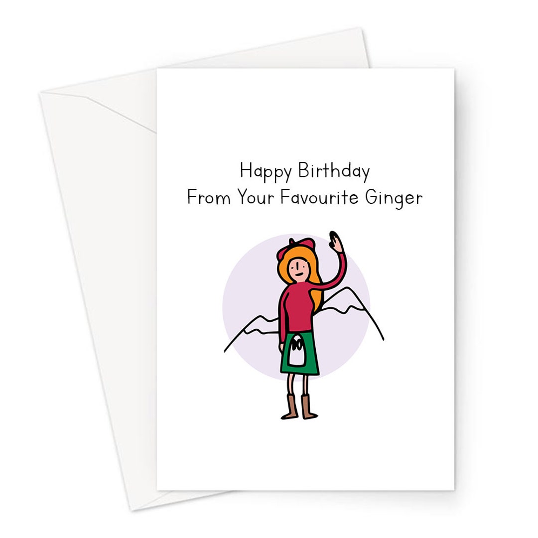 Happy Birthday From Your Favourite Ginger Greeting Card | Funny ...