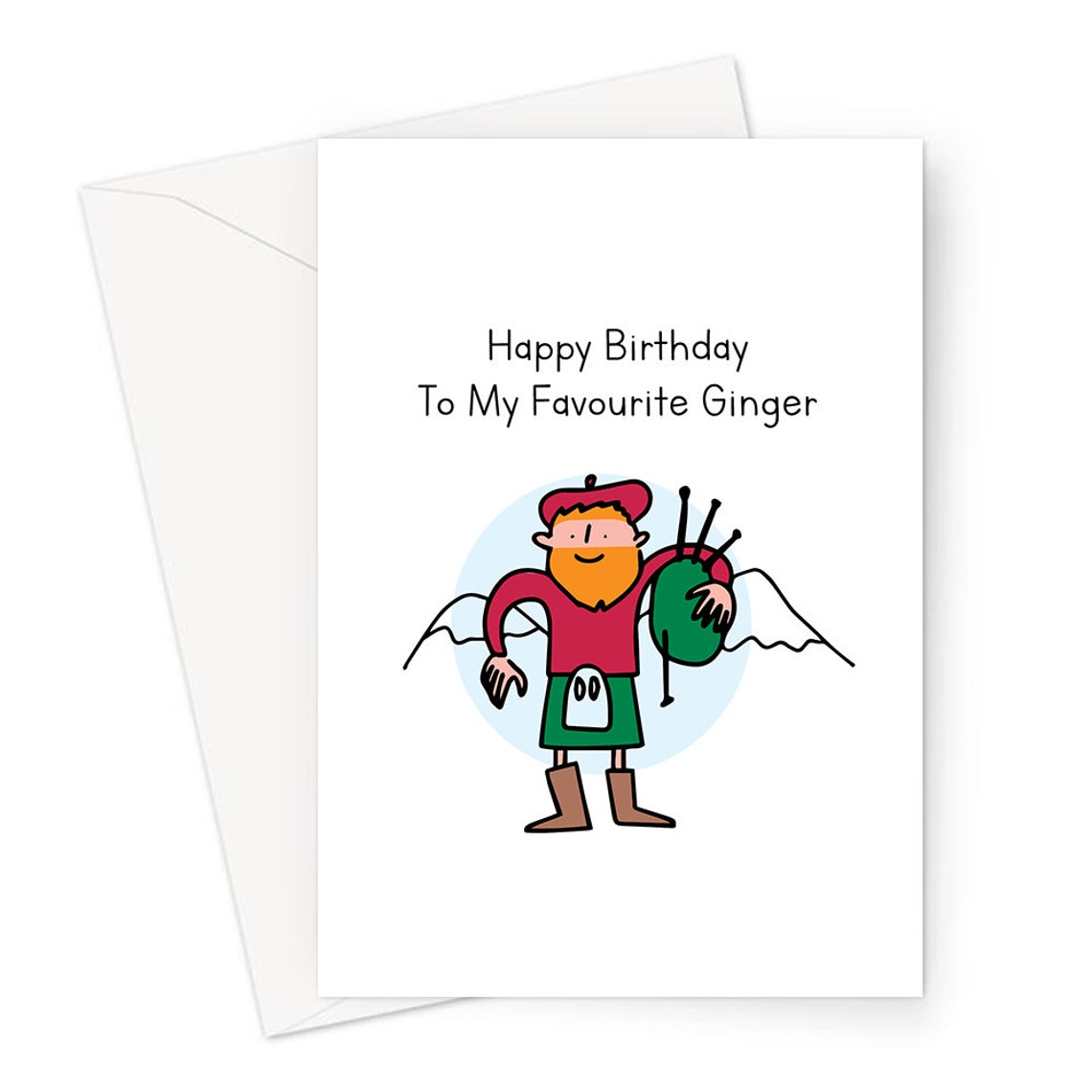 Happy Birthday To My Favourite Ginger Greeting Card Funny | Etsy