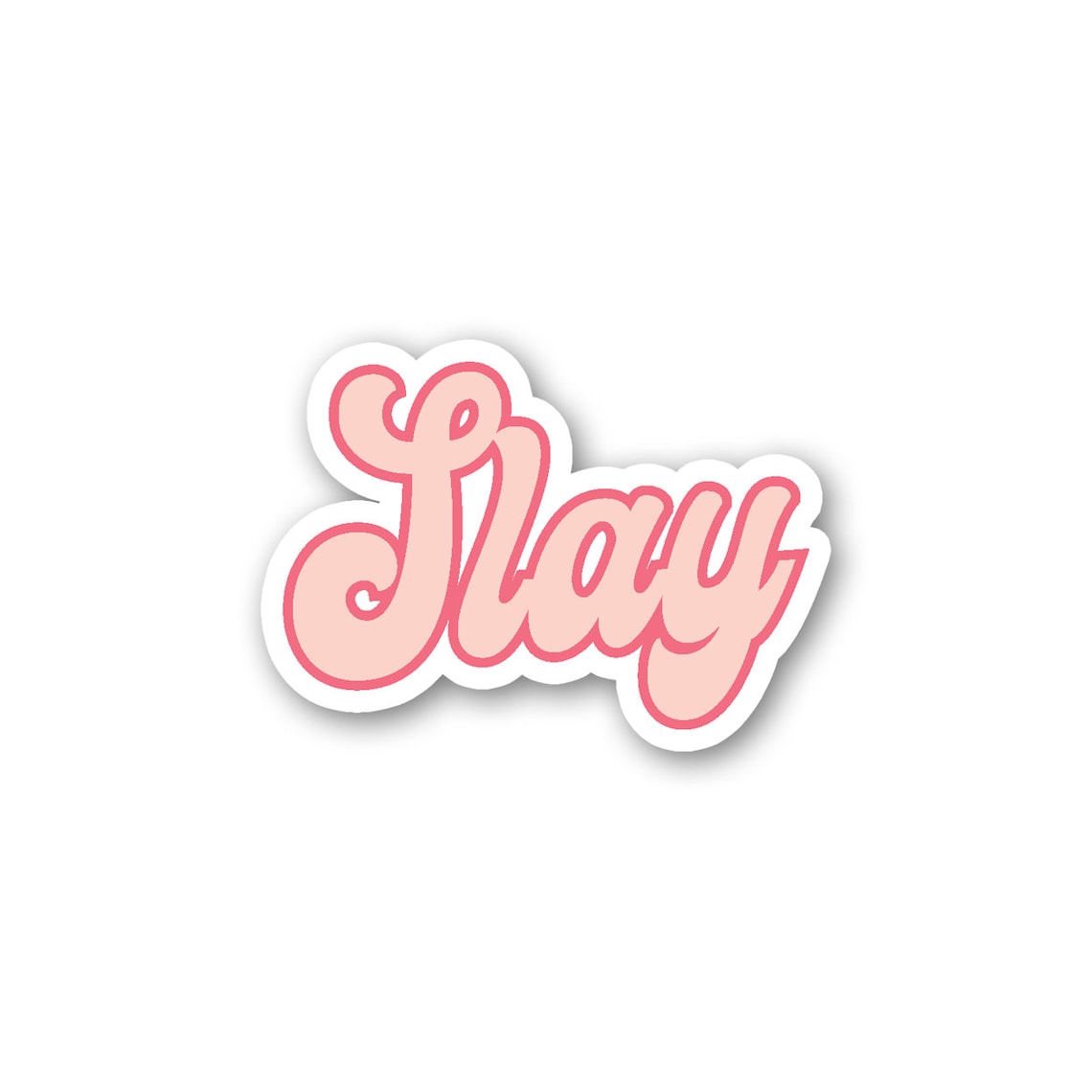 Slay Sticker Funny Pink Laptop Sticker LGBT Gift | Etsy