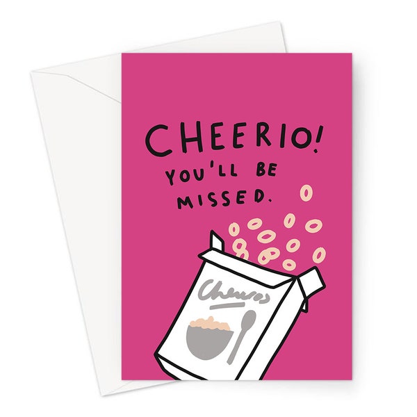 Cereal Card - Etsy UK