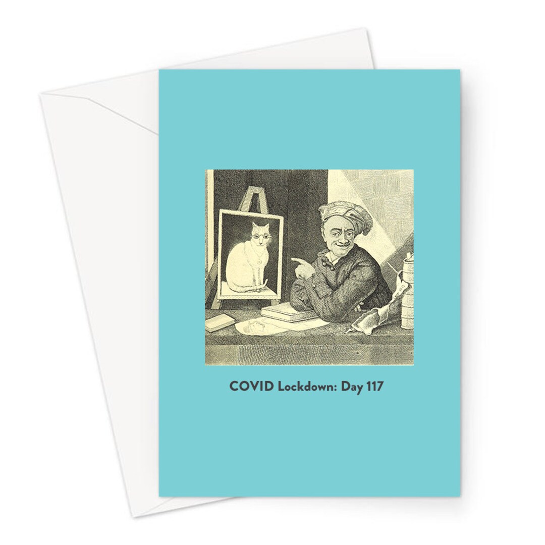 COVID Lockdown: Day 117 Greeting Card Funny Vintage Joke Card, Proud ...