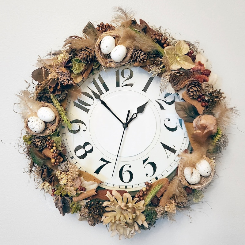Rustic Wall Clock - Etsy