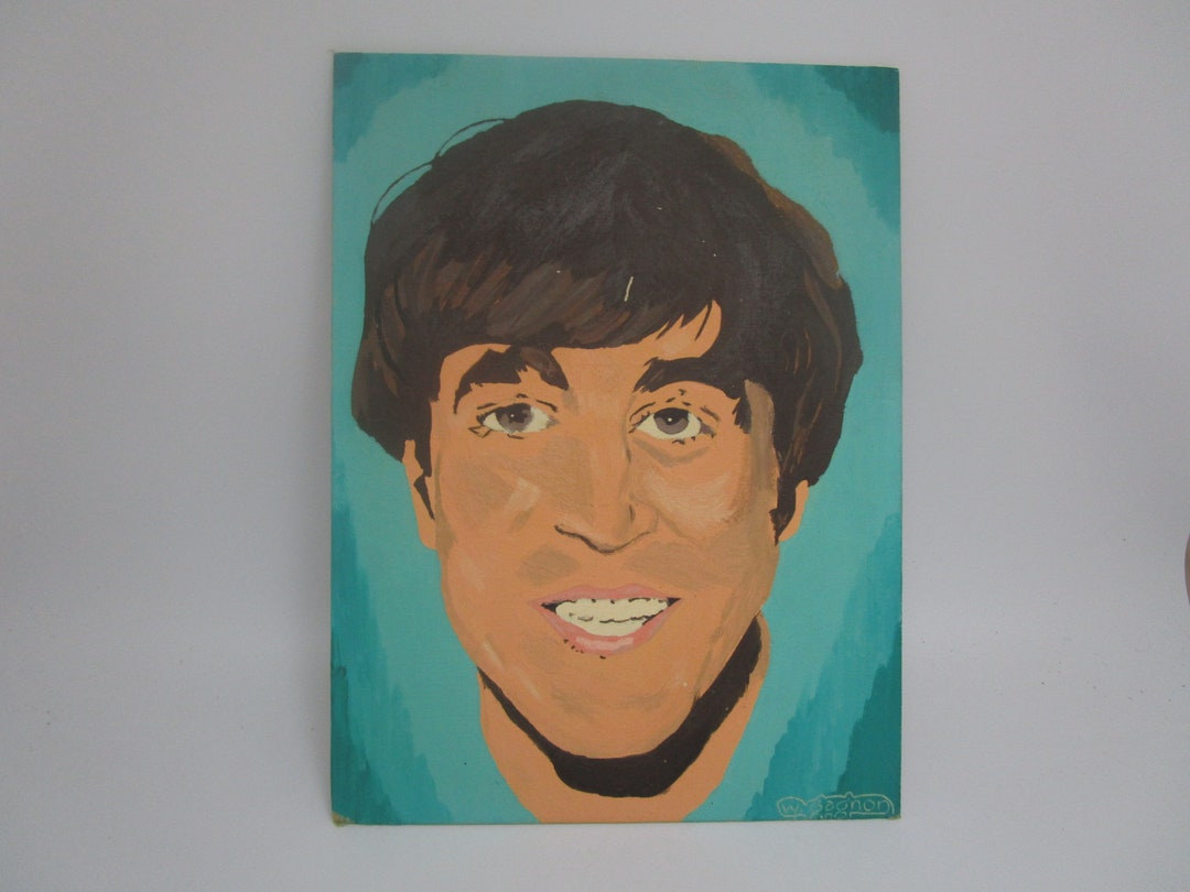 Period 1960's Oil on Board John Lennon Beatles Signed W Gagnon - Etsy
