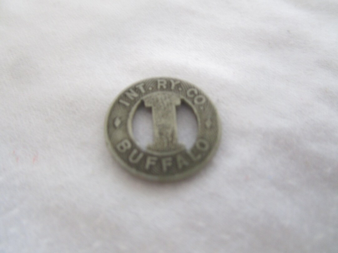 Antique Transit Token Buffalo Railway - Etsy