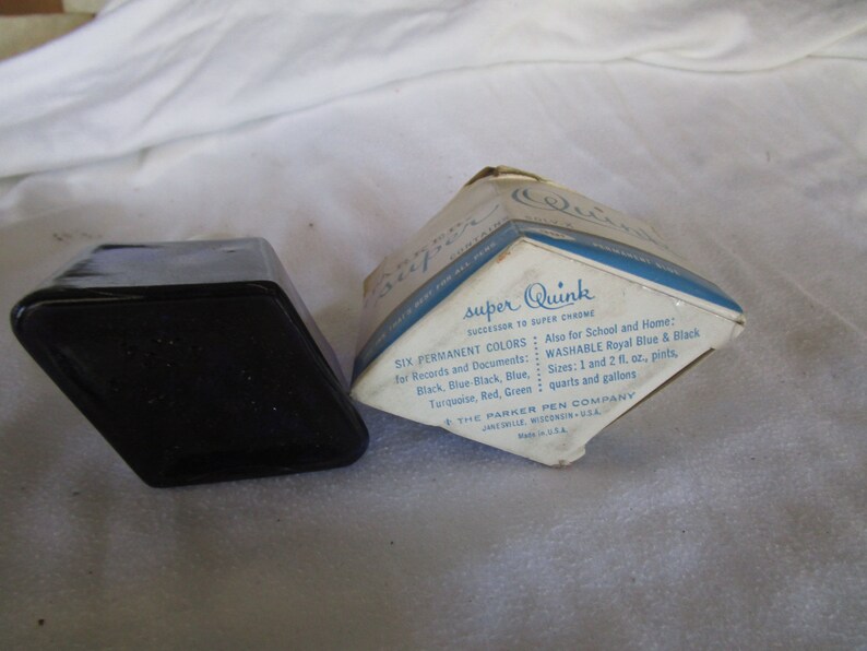 Mid Century Parker Fountain Pen Super Quink - Etsy