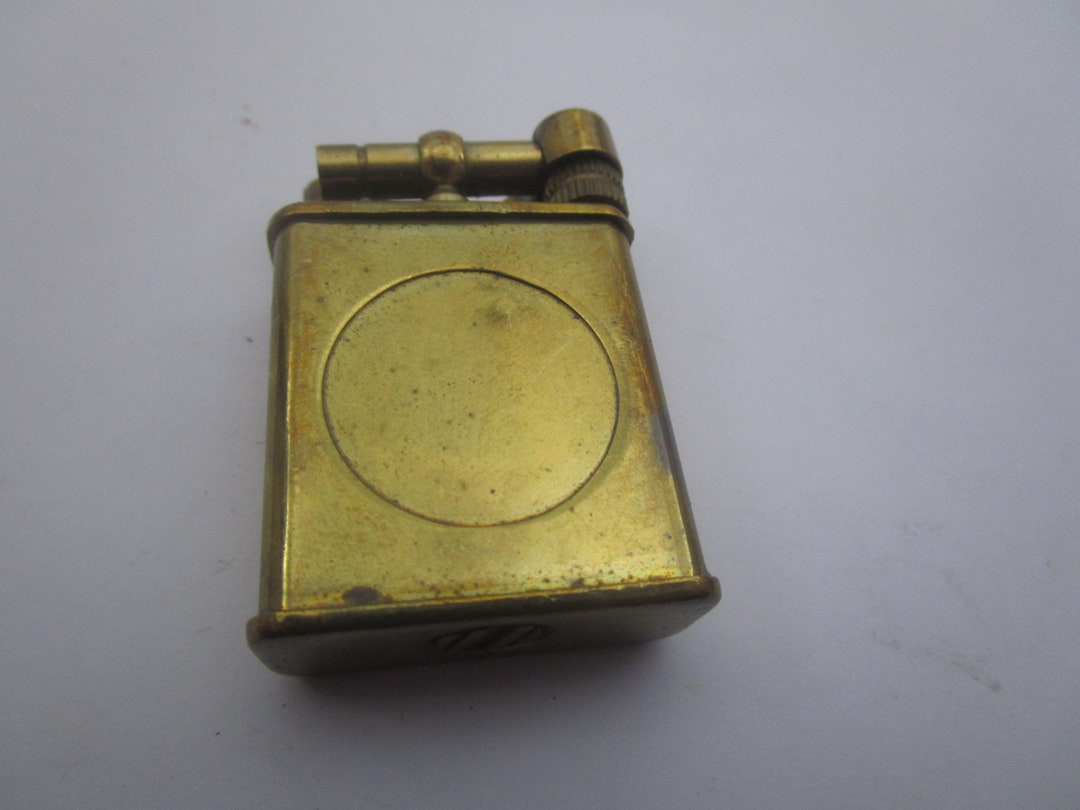 Antique Solid Brass Cigarette Lighter - Etsy