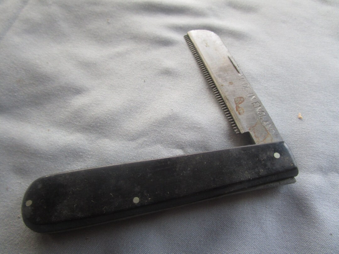 Unique Antique Beard Trimmer Pocket Knife Made in England - Etsy