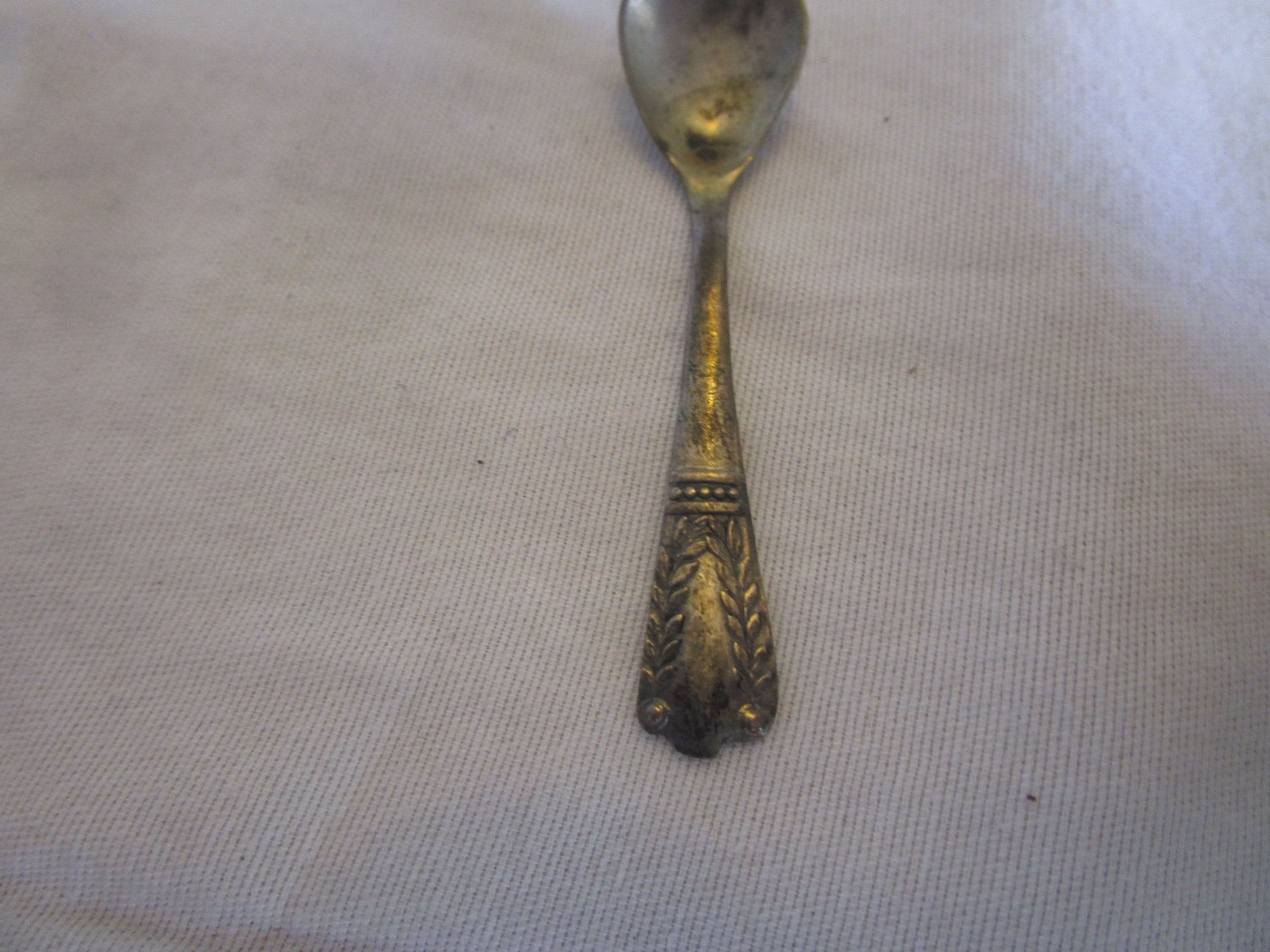 Antique Victorian 800 Silver Salt Spoon - Etsy