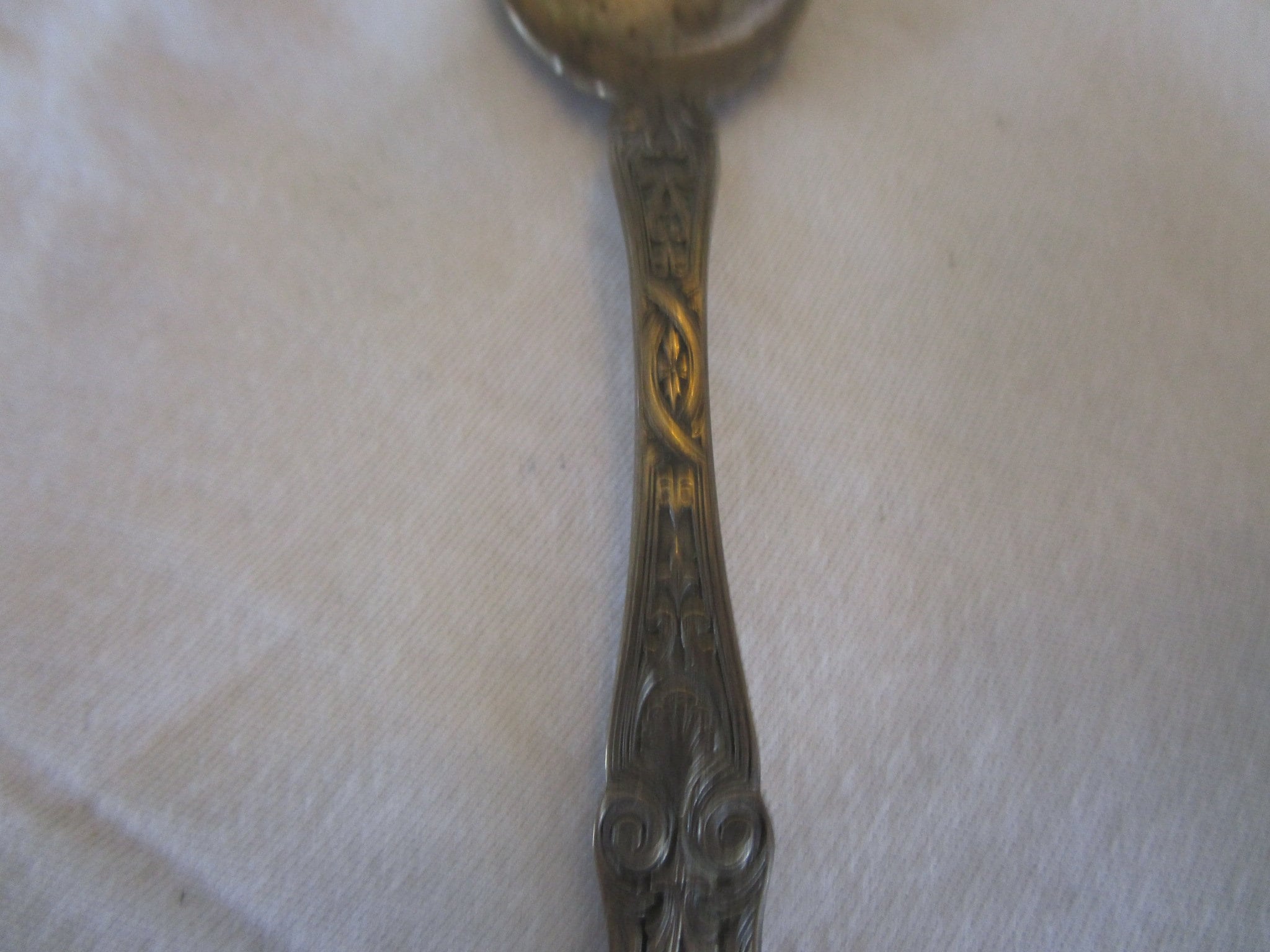 Antique Victorian Sterling Silver Fancy Handle Teaspoon - Etsy
