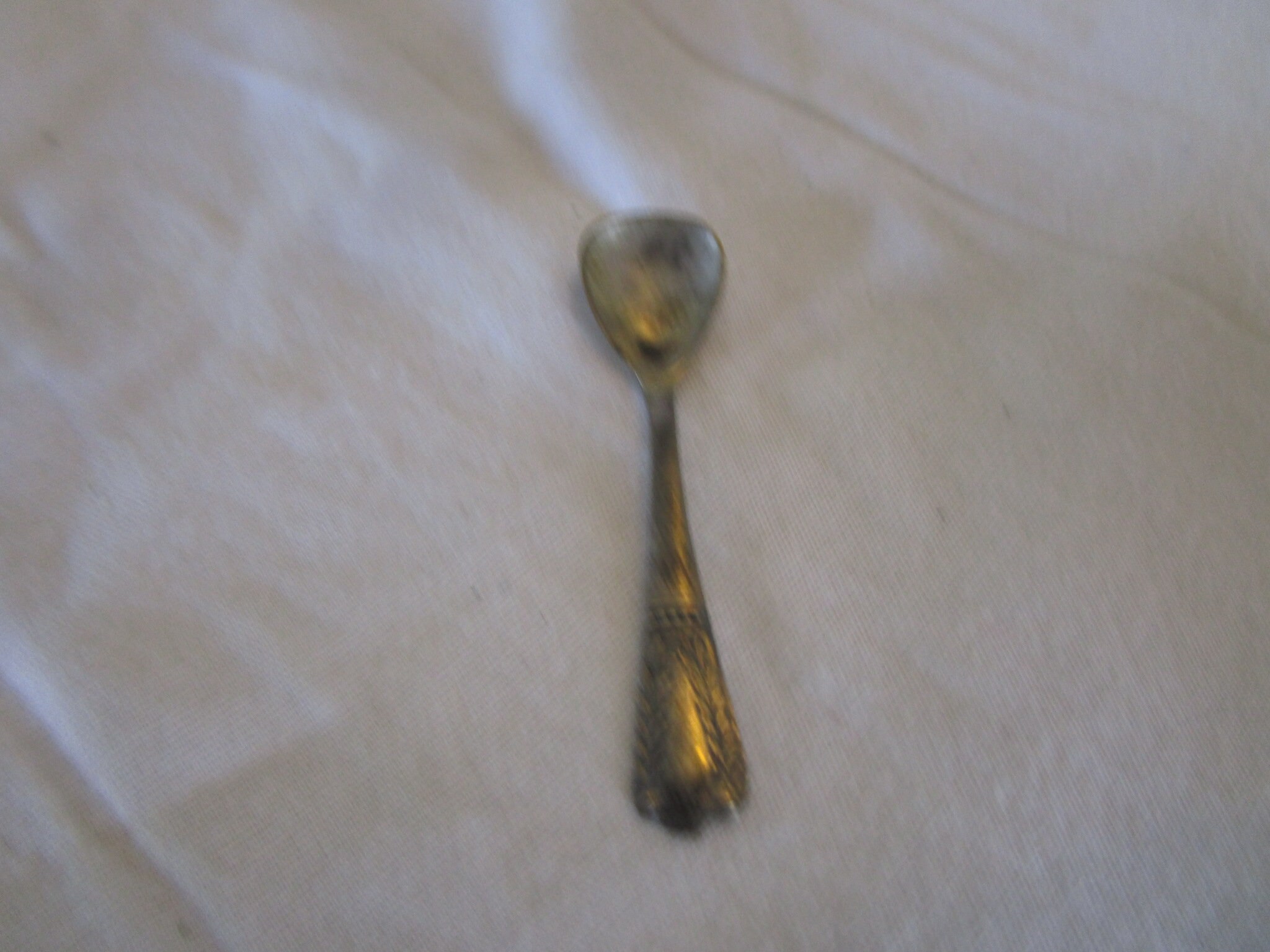 Antique Victorian 800 Silver Salt Spoon - Etsy