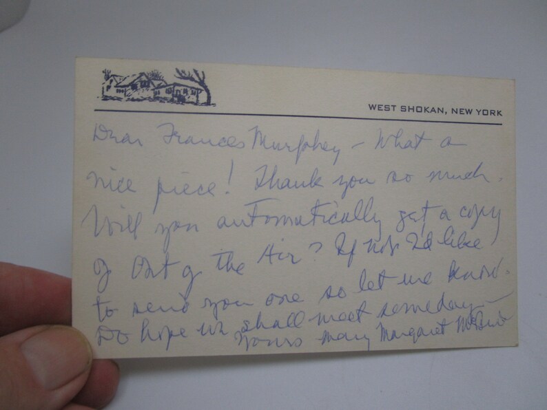 1960 Famous Radio Personality Autograph Mary Margaret Mcbride - Etsy