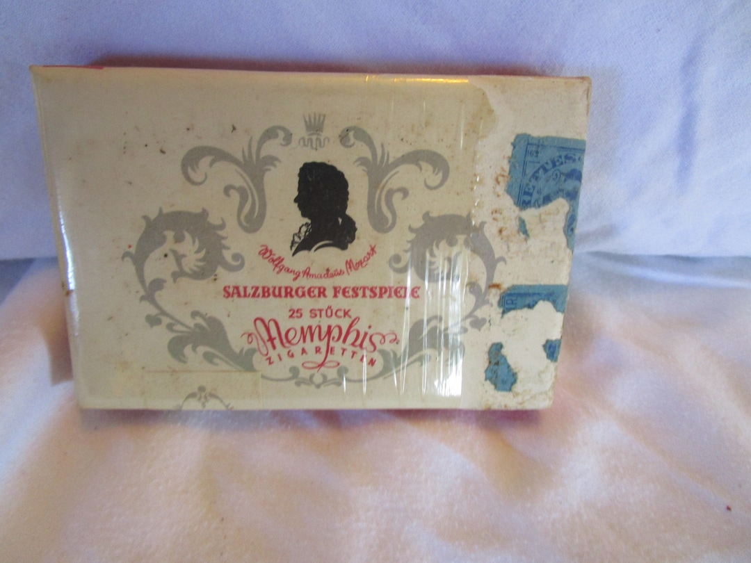 Vintage Empty Pack of Cigarettes Memphis Original Stamp Seal - Etsy