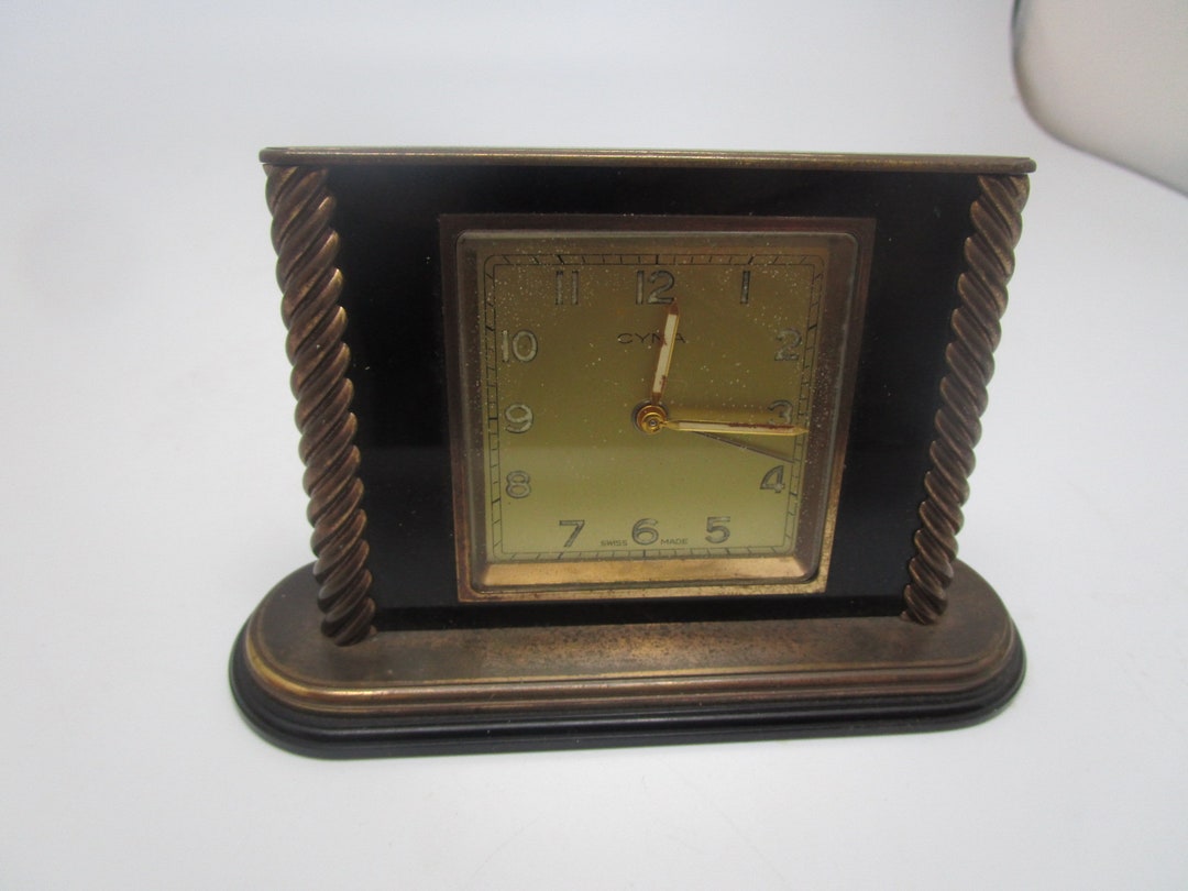 Antique Swiss Made Cyma Quality Alarm Clock Working - Etsy