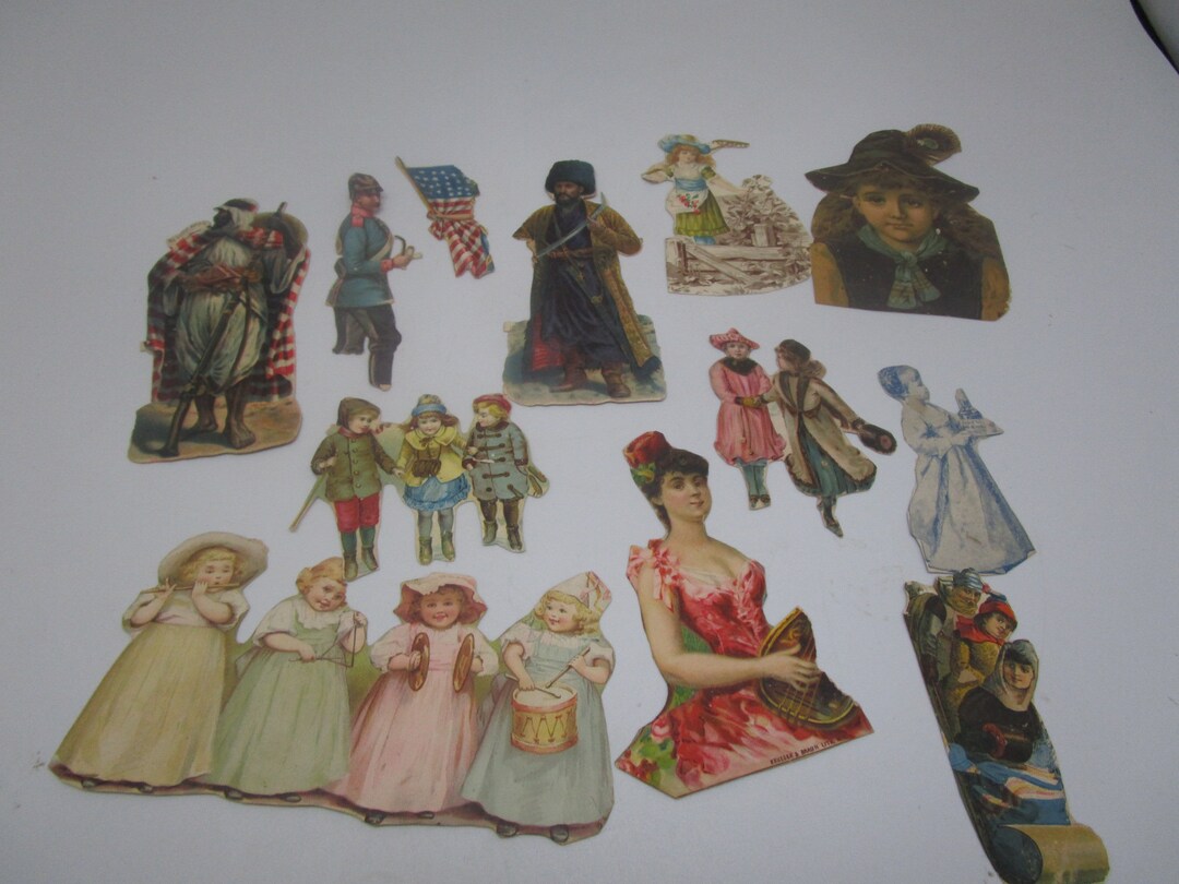 19th Century Antique Victorian Cut Out Lot Great for Scrapbooking - Etsy