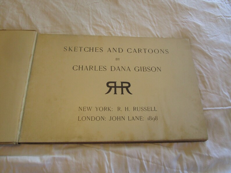 CD Gibson Sketches & Cartoons Book Victorian Drawings Illustrations NY ...