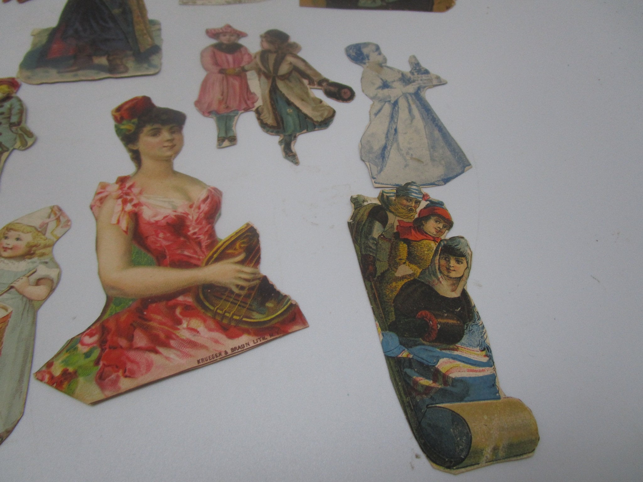 19th Century Antique Victorian Cut Out Lot Great for - Etsy