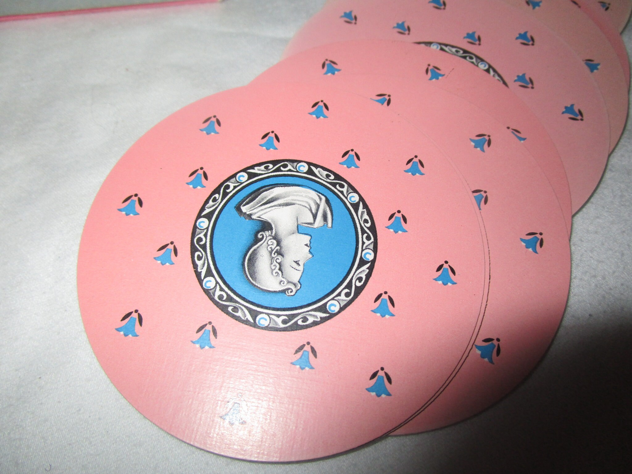 C 1950 Retro Discus Playing Cards Deck in Original Box Pink - Etsy