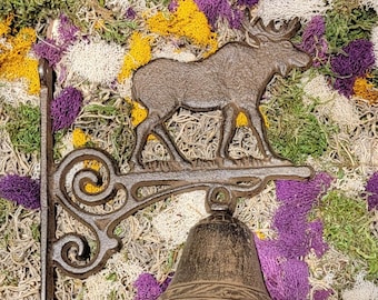 Cast Iron Metal Decorative Dinner Door Bell Home Garden Porch Patio ...