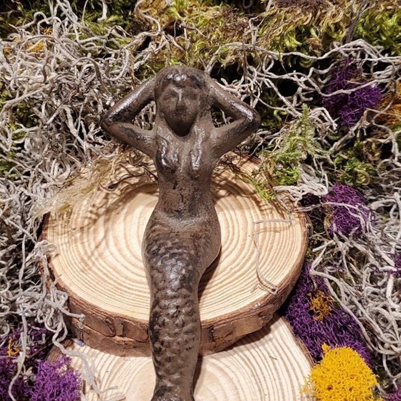 Mermaid Cast Metal - Etsy