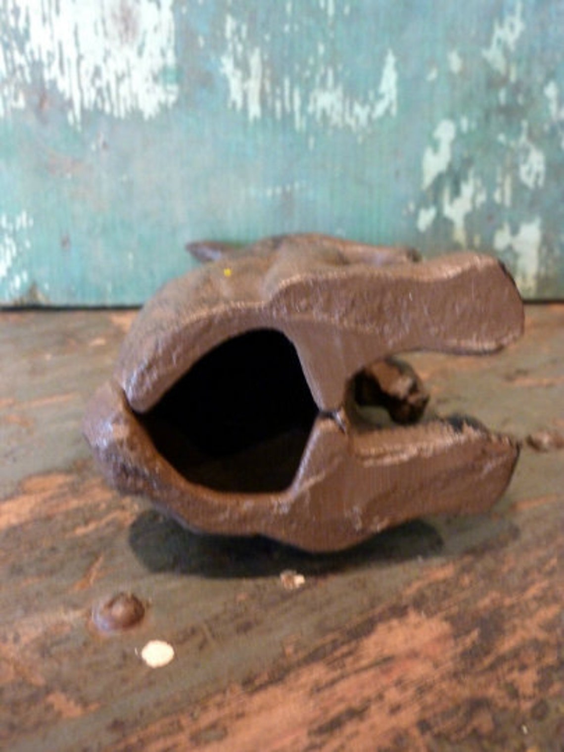 Brown Cast Iron Holiday Easter Rabbit Bunny Traditional Statue - Etsy