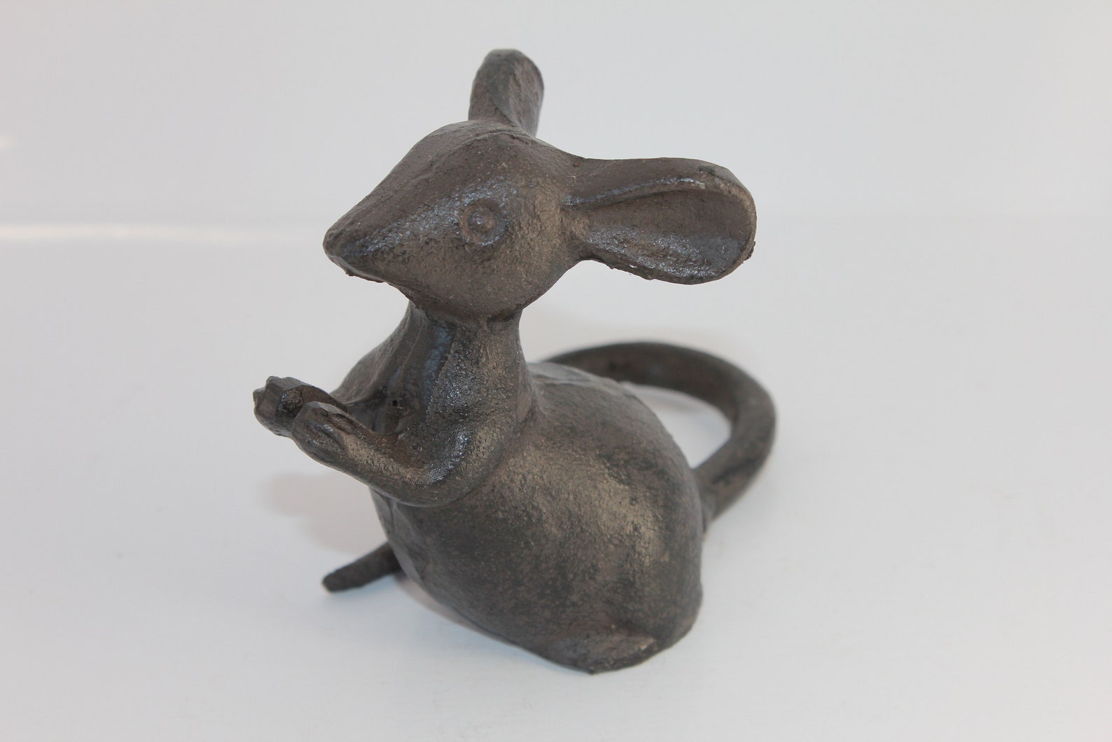 Cast Iron Metal Set/2 Mice Mouse Rodent Figurine Statue Home Garden ...