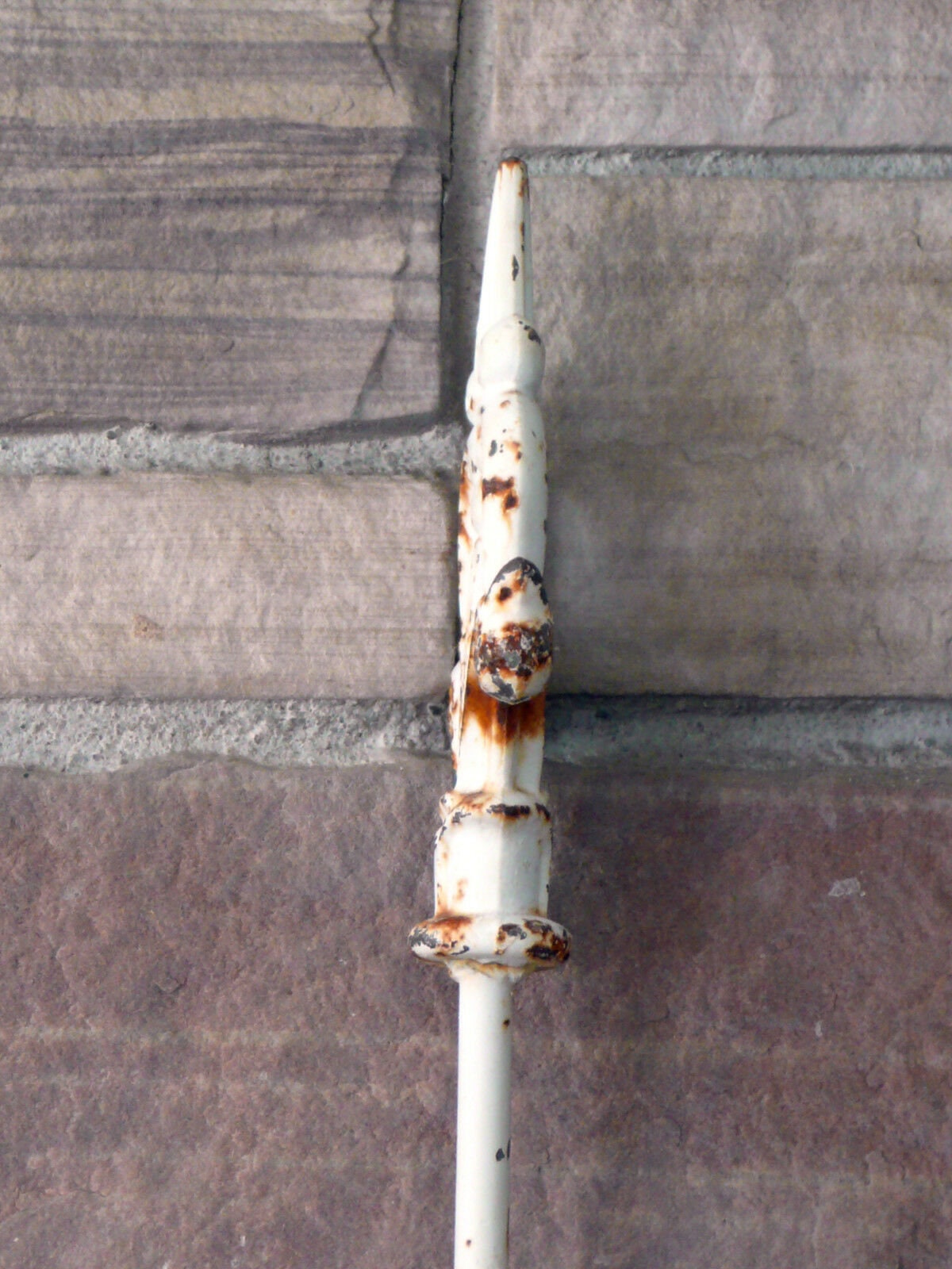 Cast Iron Metal Finial Plant Stake Garden Landscape Outdoor Yard Lawn ...