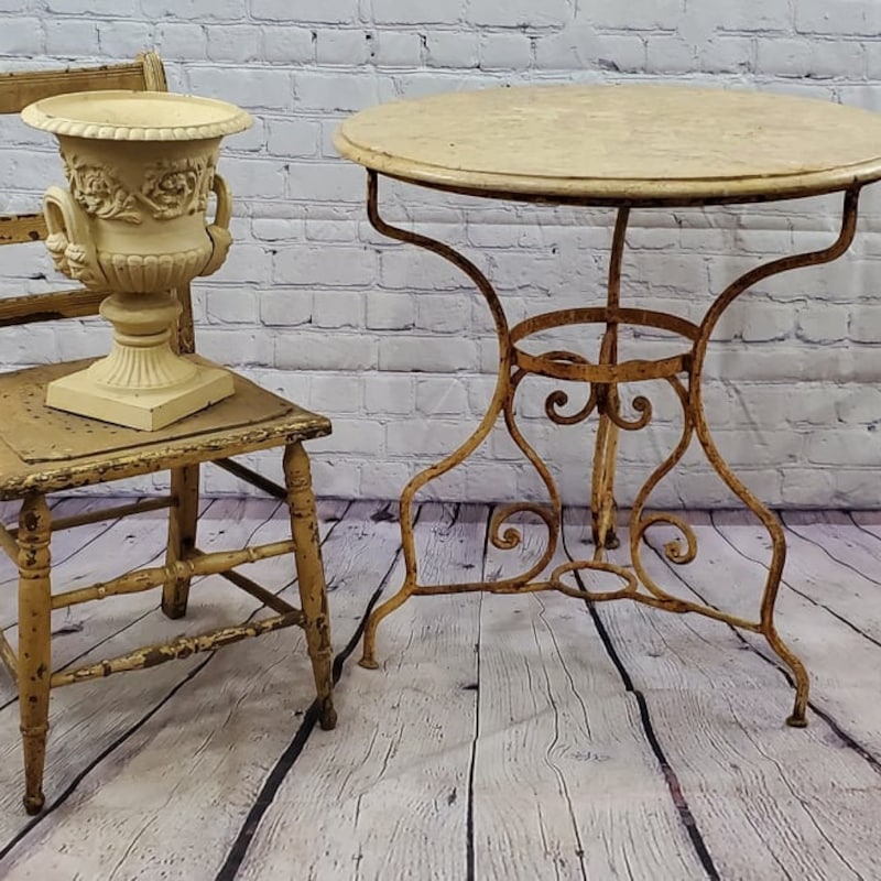 Wrought Iron Entry Table - Etsy