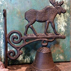 Cast Iron Metal Decorative Dinner Door Bell Home Garden Porch Patio ...