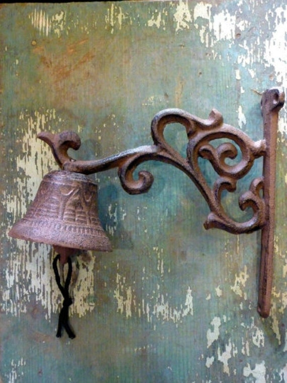 Bell Black 2WAYZ Church Grey Rustic Dinner Bell - 7.85\" Cast Iron ...