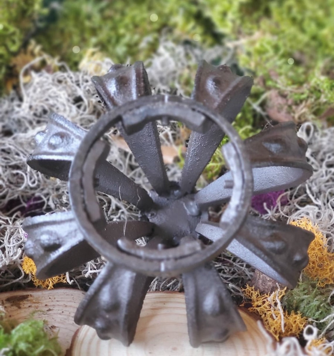 Cast Iron Metal Crown Home Garden Cabin Decor - Etsy