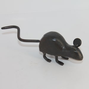 Cast Iron Metal Set/3 Mice Mouse Rodent Figurine Statue Home Garden ...