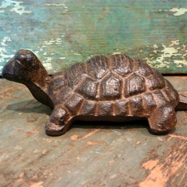 Antique Cast Iron Turtle - Etsy