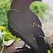 Cut Metal Raven-rusty-raven Bird-garden Home Yard Outdoor Lawn Art ...