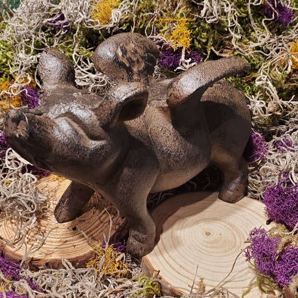 Cast Iron Pig - Etsy