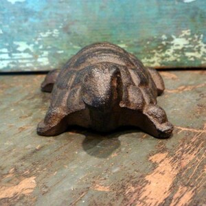 Cast Iron Brown Turtle Home Decor - Etsy