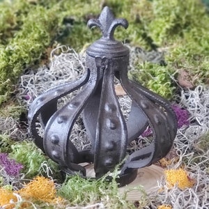 Cast Iron Metal Crown Home Garden Cabin Decor - Etsy