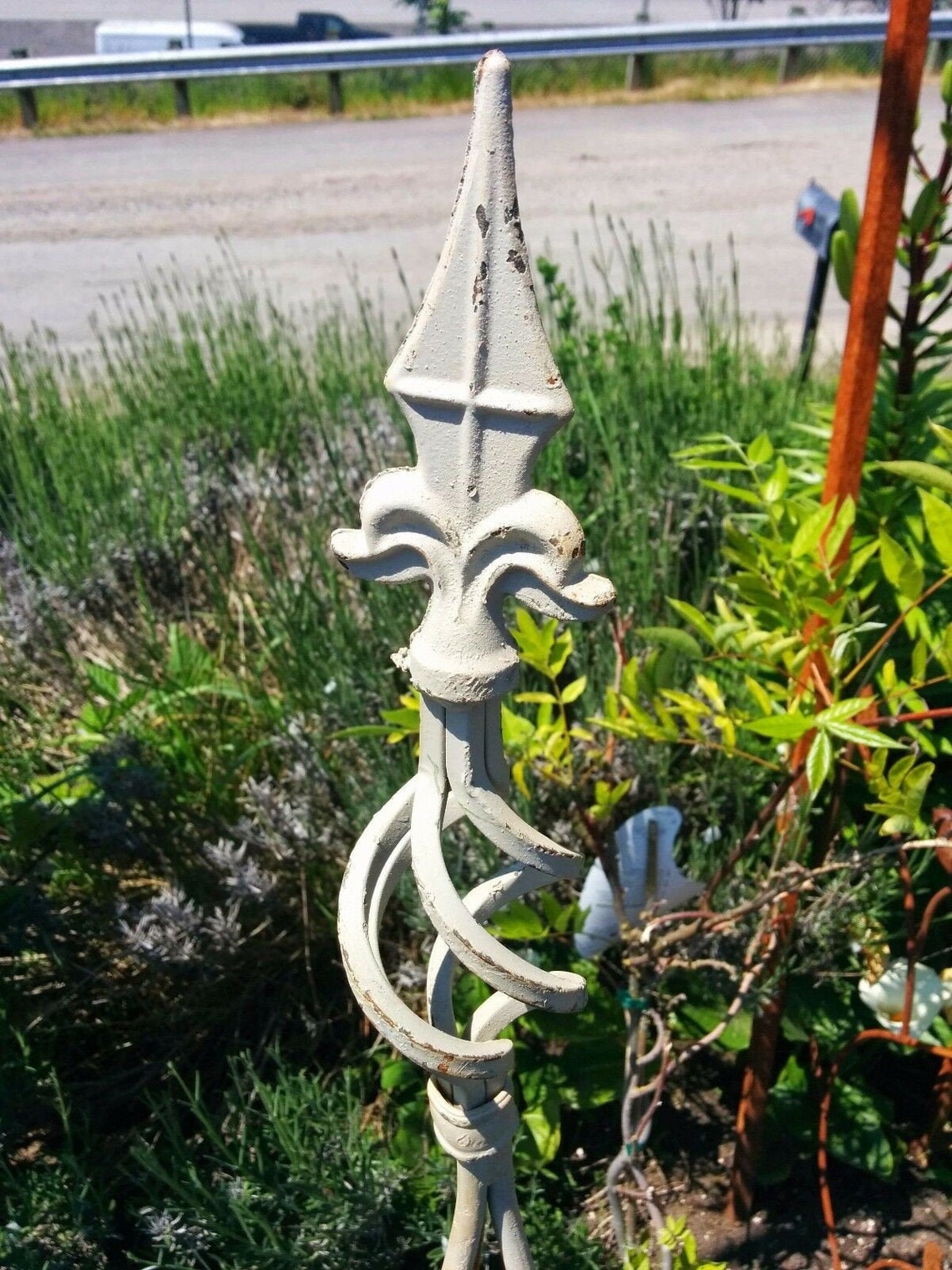 Cast Iron Metal Finial Tripod Topiary Garden Landscape Outdoor - Etsy