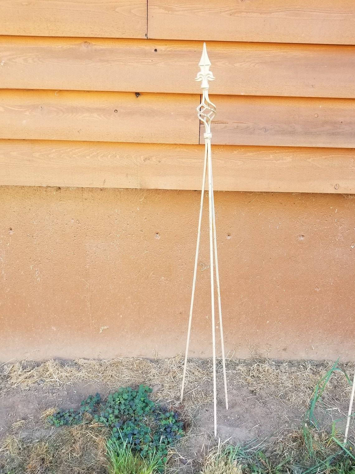 Cast Iron Metal Finial Tripod Topiary Garden Landscape Outdoor - Etsy