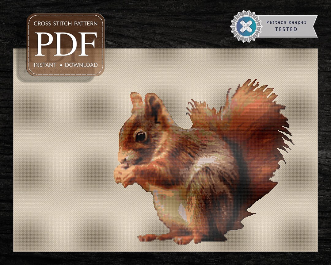 SQUIRREL, Squirrel, Cross Stitch Patterns, Cross Stitch Designs With ...