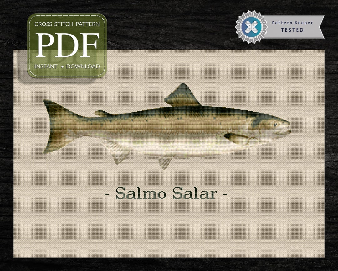 ATLANTIC SALMON, Salmon, Fish, Food Fish, Pdf Download Charts, Cross ...