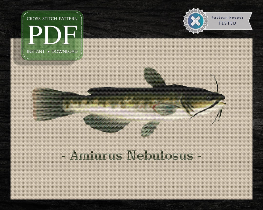 BULLHEAD, Bullhead, Fish, Food Fish, Cross Stitch Pattern, Pdf Download ...