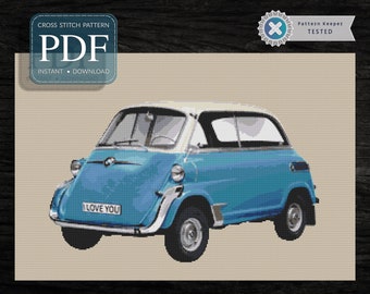 Bmw Car Cross Stitch - Etsy