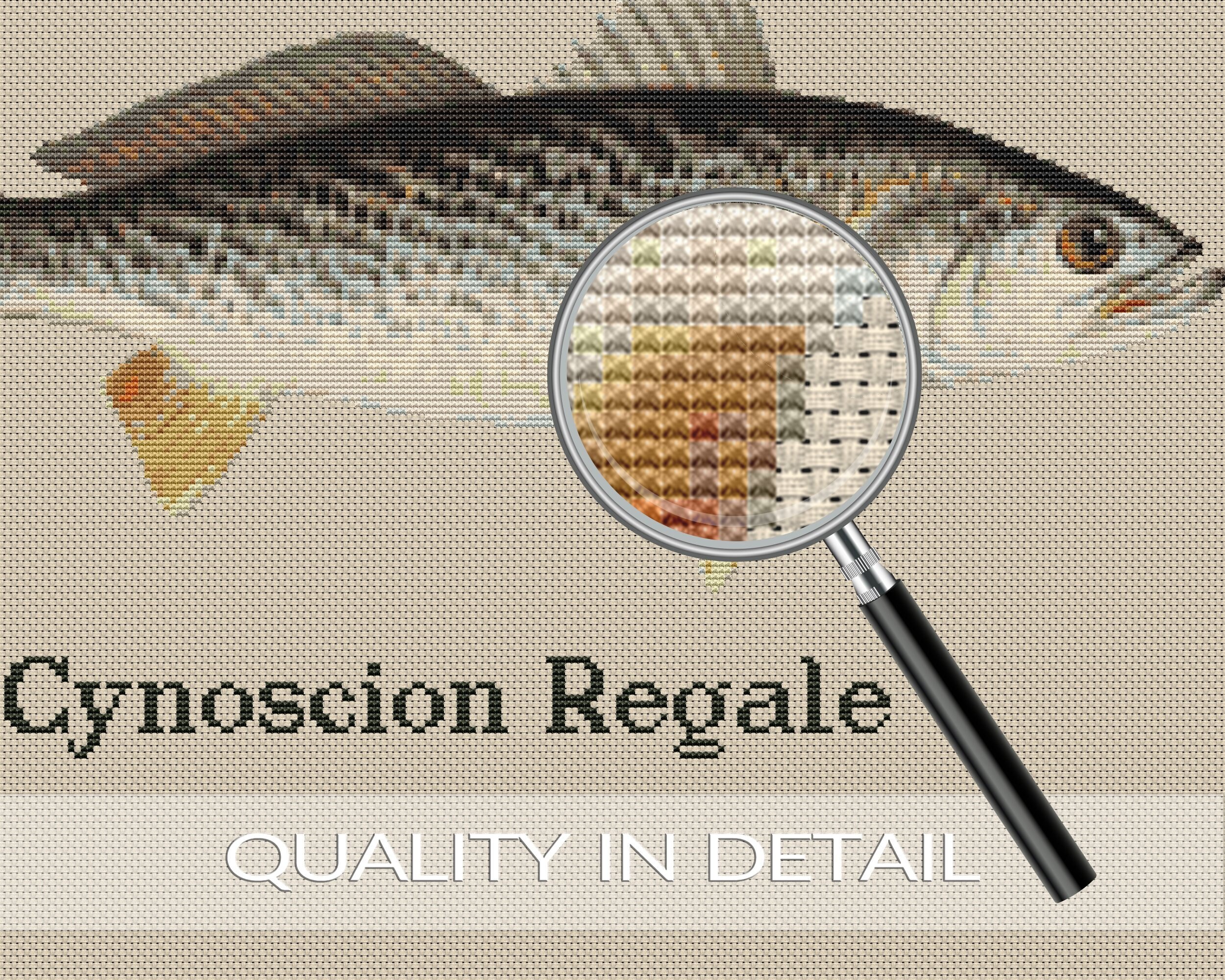 WEAK FISH, Weak Fish, Fish, Food Fish, Cross Stitch Chart, Modern Cross ...