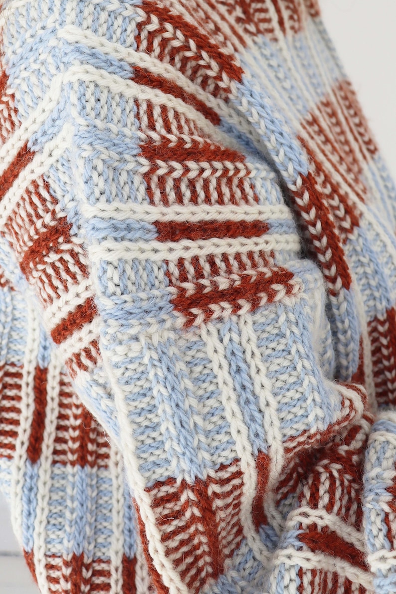 Knitting Pattern - off Grid Sweater - Etsy