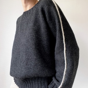 Knitting Pattern - Outline Sweater - Etsy