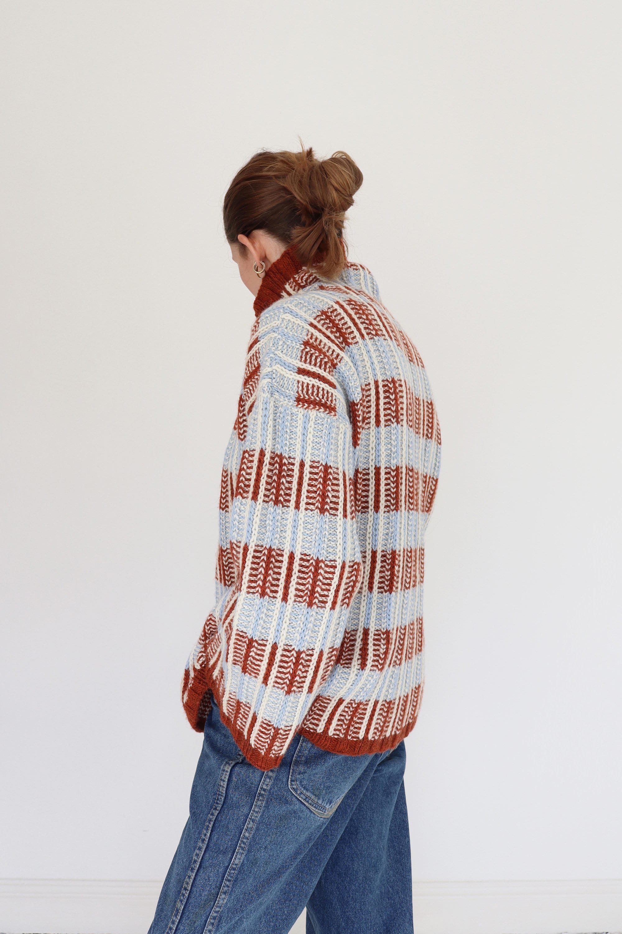 Knitting Pattern - off Grid Sweater - Etsy