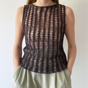 Knitting Pattern - Scribble Top - Etsy
