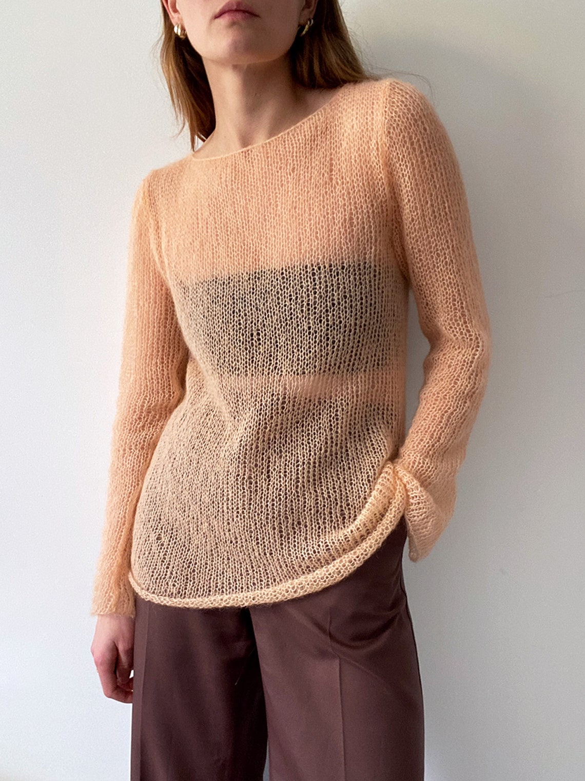 Knitting Pattern Aura Top - Etsy New Zealand